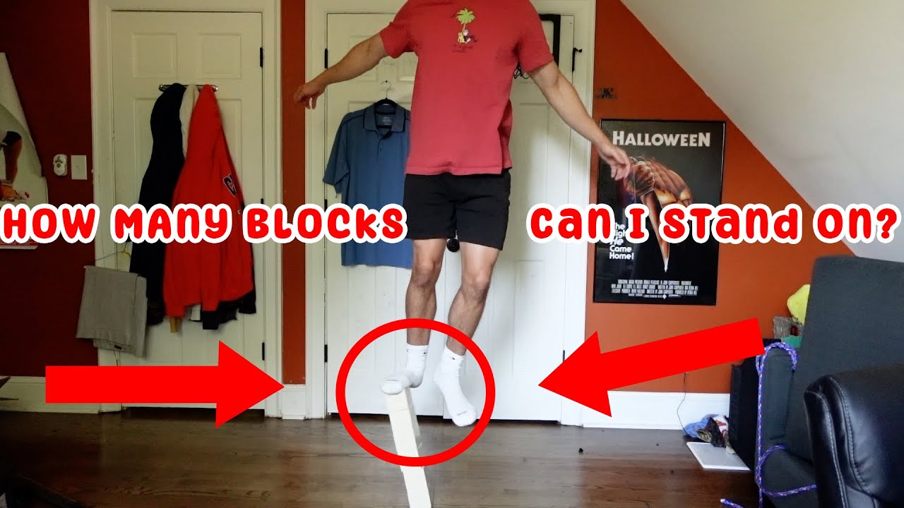 How Many Blocks Can I Stand On? - YouTube