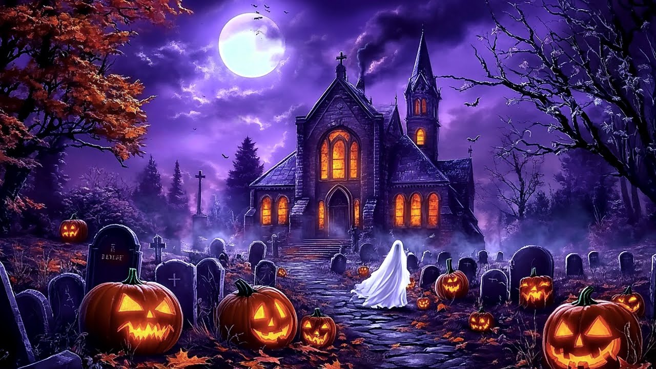 Spooky Autumn Halloween Ambience 🎃 Relaxing Halloween Music Playlist ...