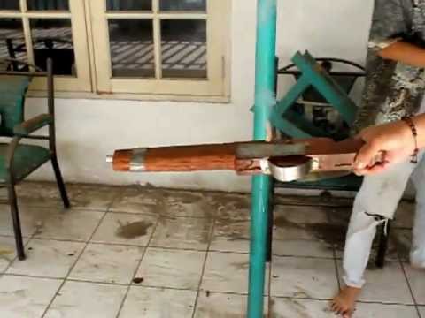 indonesian homemade musket - YouTube