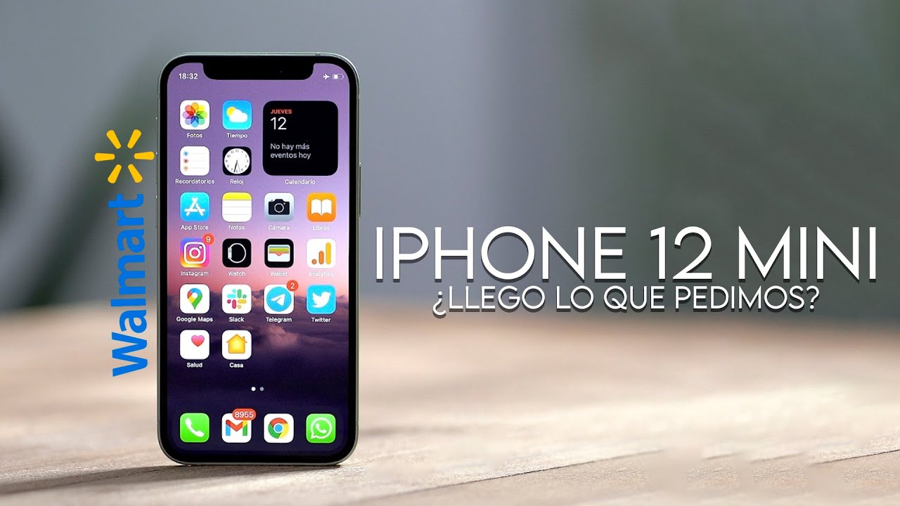 Pidiendo un iPhone 12 mini de Walmart UMBOXING llegó lo que pedimos ...