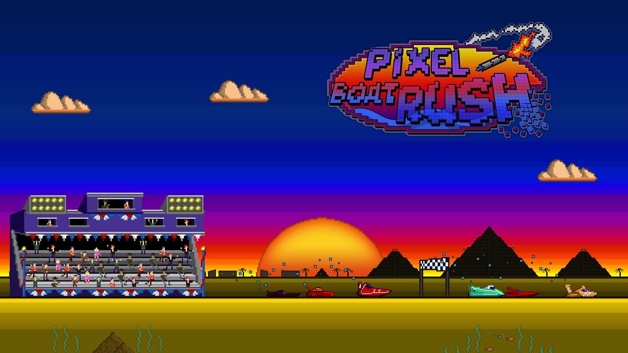 Pixel Boat Rush Launch Trailer - YouTube
