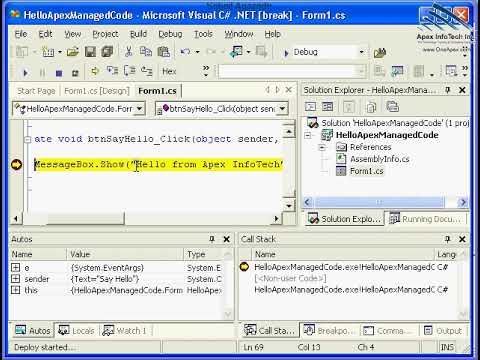 Create .net Application for Windows CE embedded image - YouTube