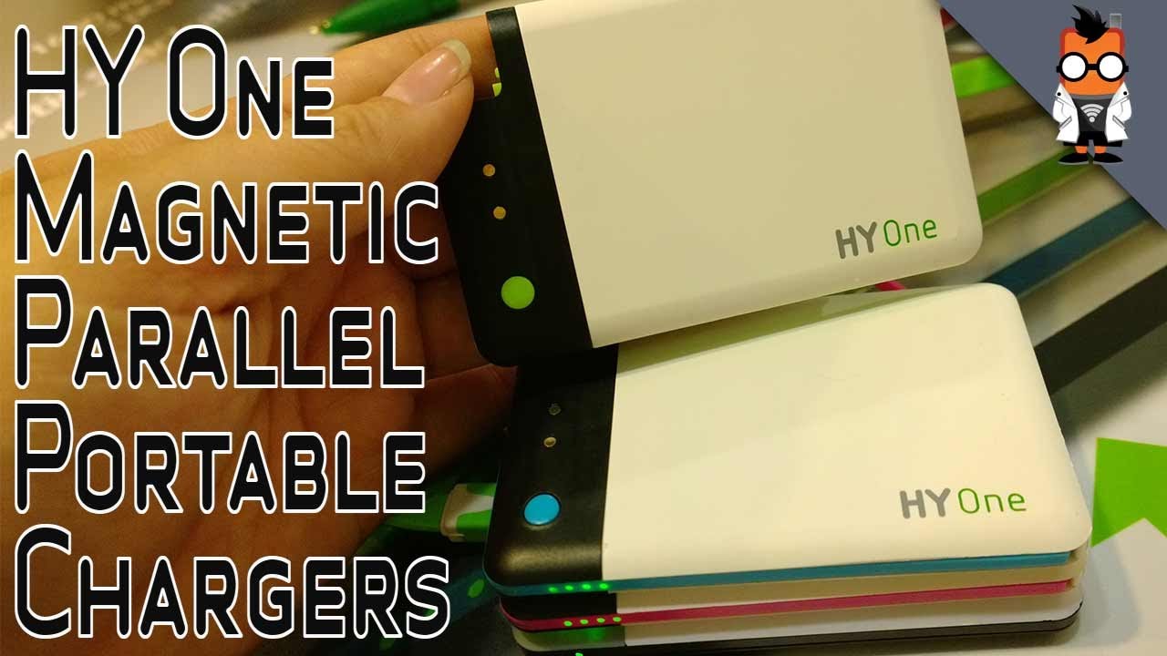 HyOne Magnetic Stackable Mobile Charger Demo - YouTube