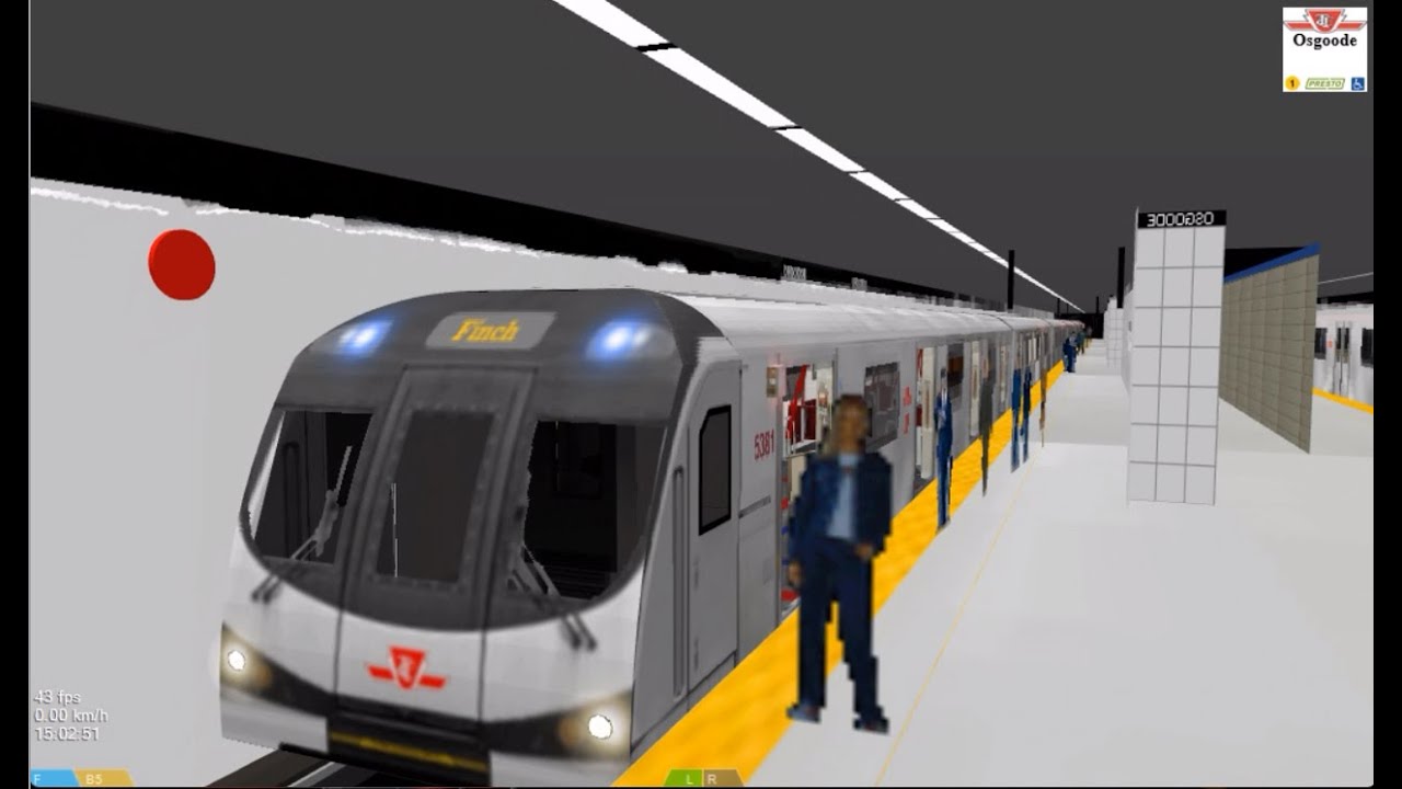 OpenBVE - Version 1.4.2.0 - TR Bombardier - Line 1 YU B6 - YouTube