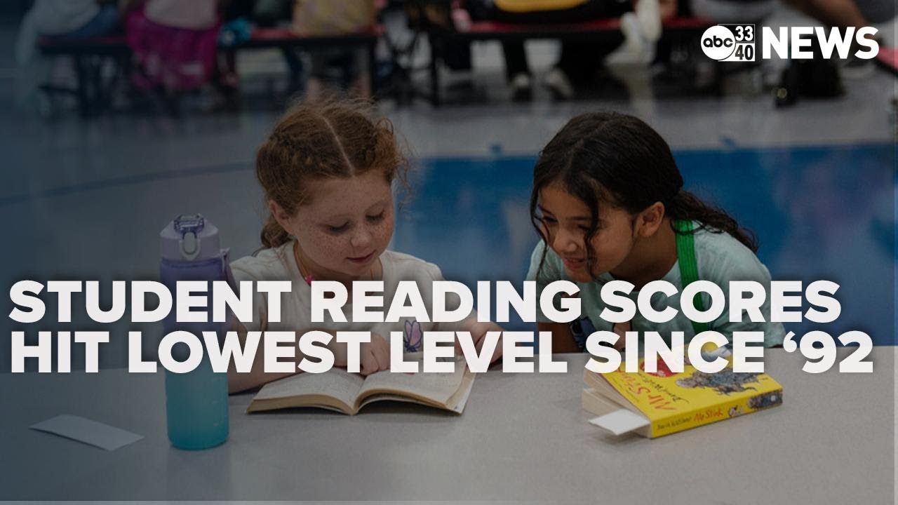 US students' reading scores hit lowest level since 1992, report reveals ...