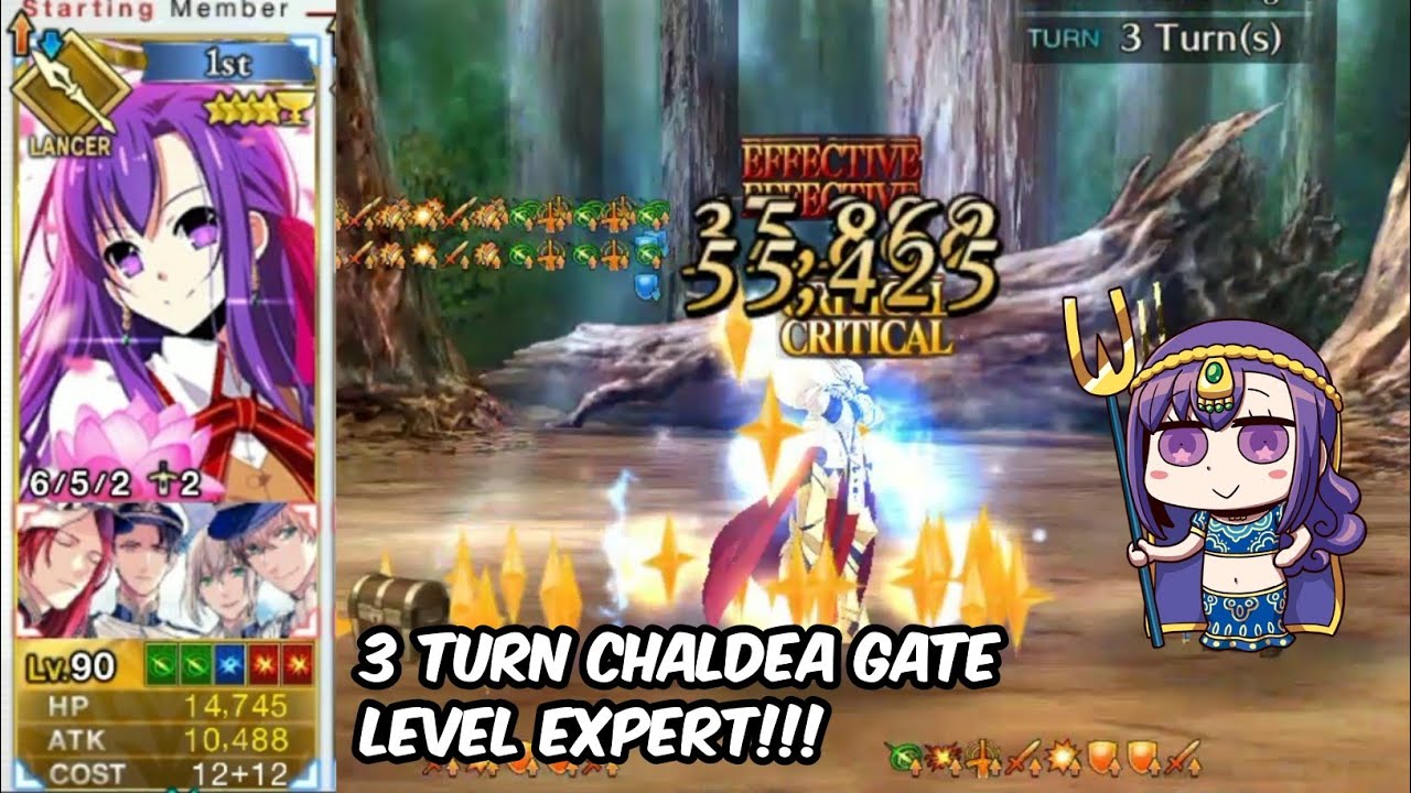 『FGO』3T Setup Chaldea Gate Level Expert. Feat Parvati - YouTube
