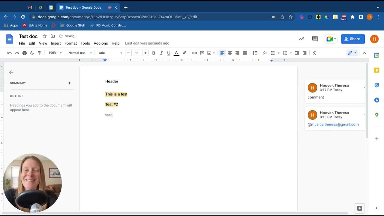 Navigating Google Docs - YouTube