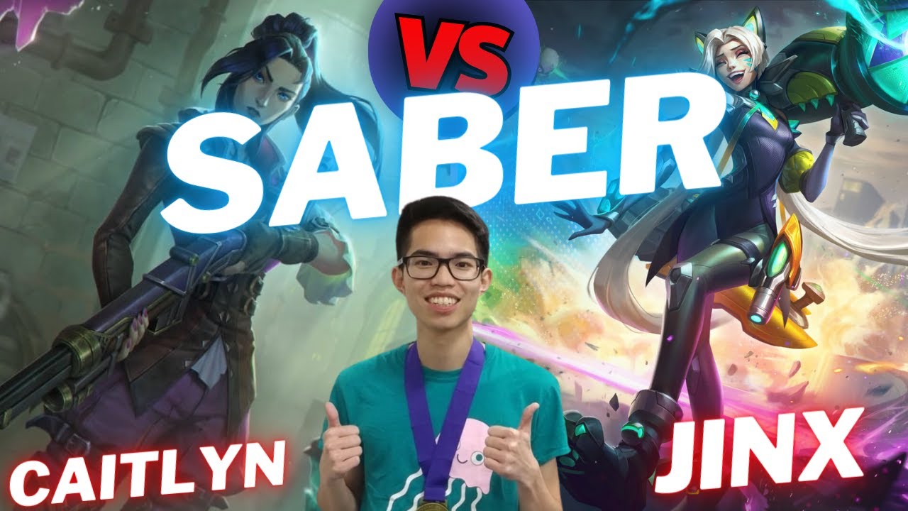 SABER | CAITLYN VS JINX | ADC GAMEPLAY | Patch 14.9 / Season 14 | # ...