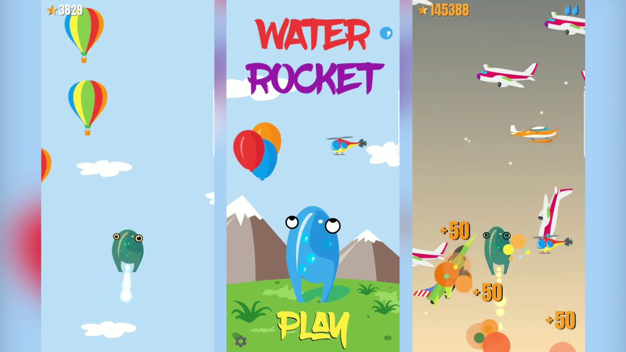 Water Rocket Game best mobile game for kids (iPhone, iPad, Android ...