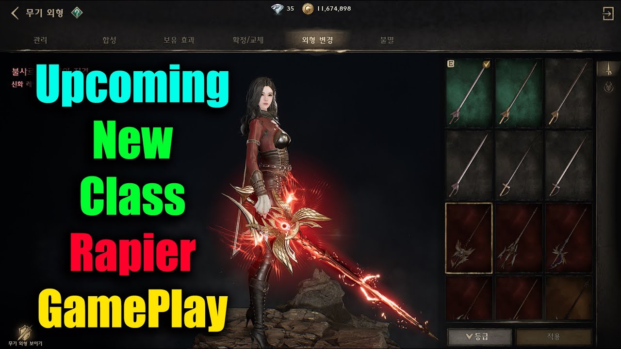 Night Crows Upcoming New Class Rapier GamePlay - YouTube