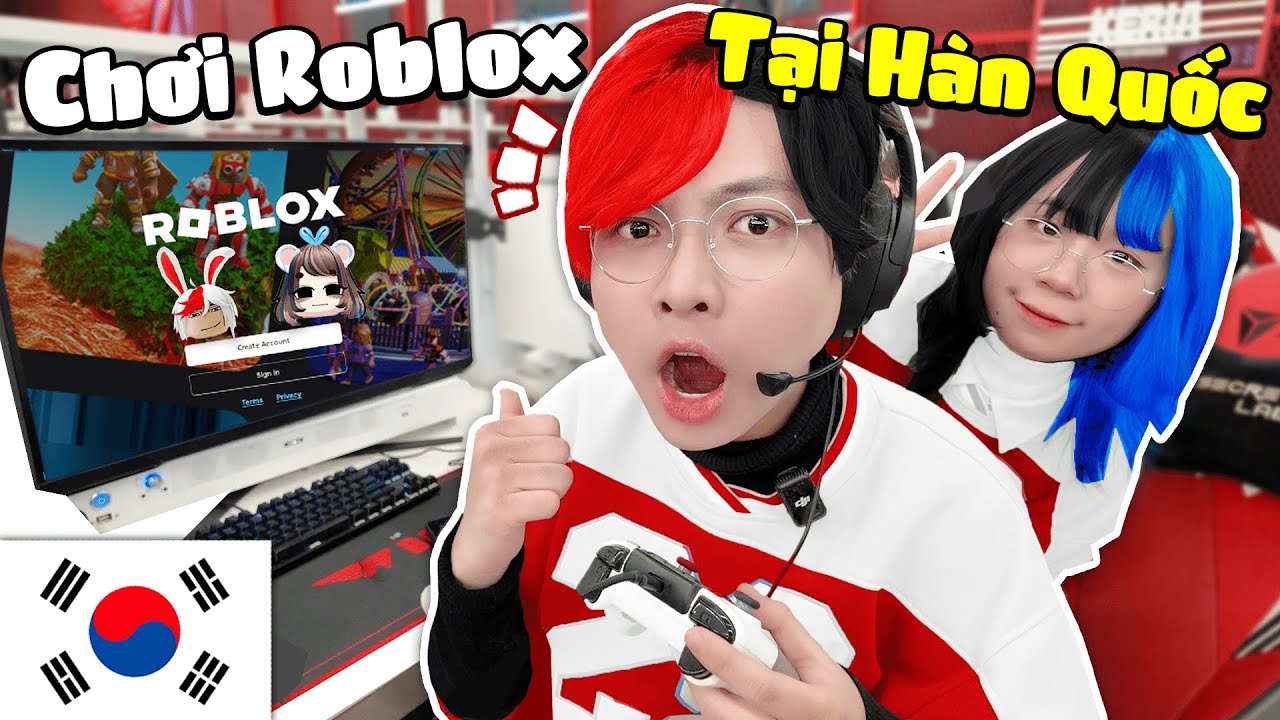 CHƠI ROBLOX TẠI HÀN QUỐC 🎮 kai sim chơi Roblox tại QUÁN NÉT T1 HÀN QUỐC ...