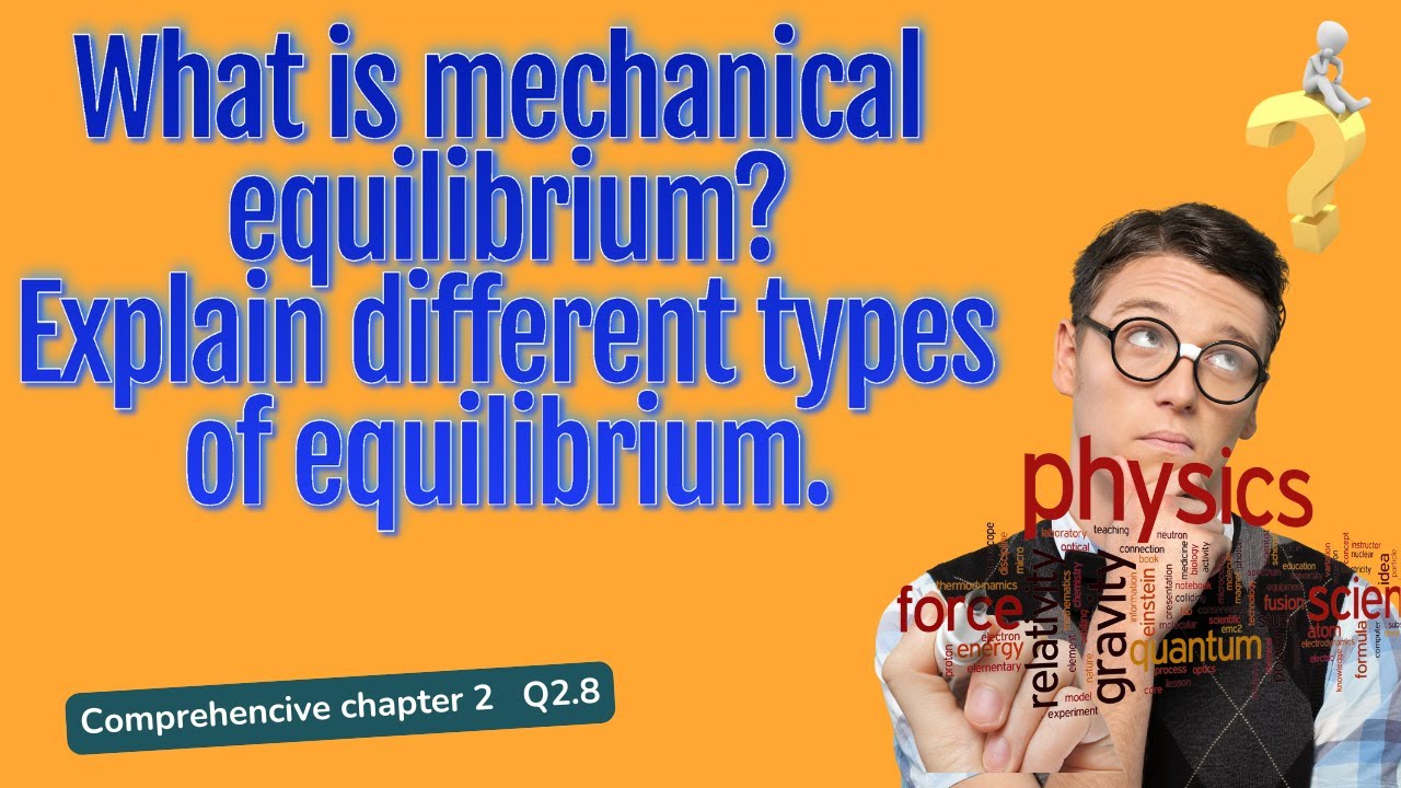 What is mechanical equilibrium? Explain different types of equilibrium ...