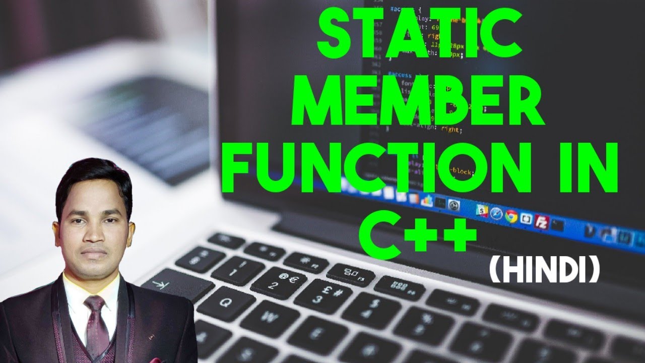 Static Member Function In C Static Member Function Youtube 6409