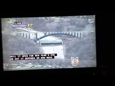 Collapse of Greenfield Bridge, Pittsburgh, PA - YouTube
