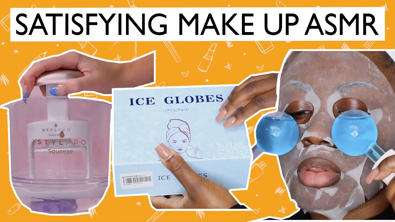 Satisfying Makeup Cleaning ASMR - YouTube