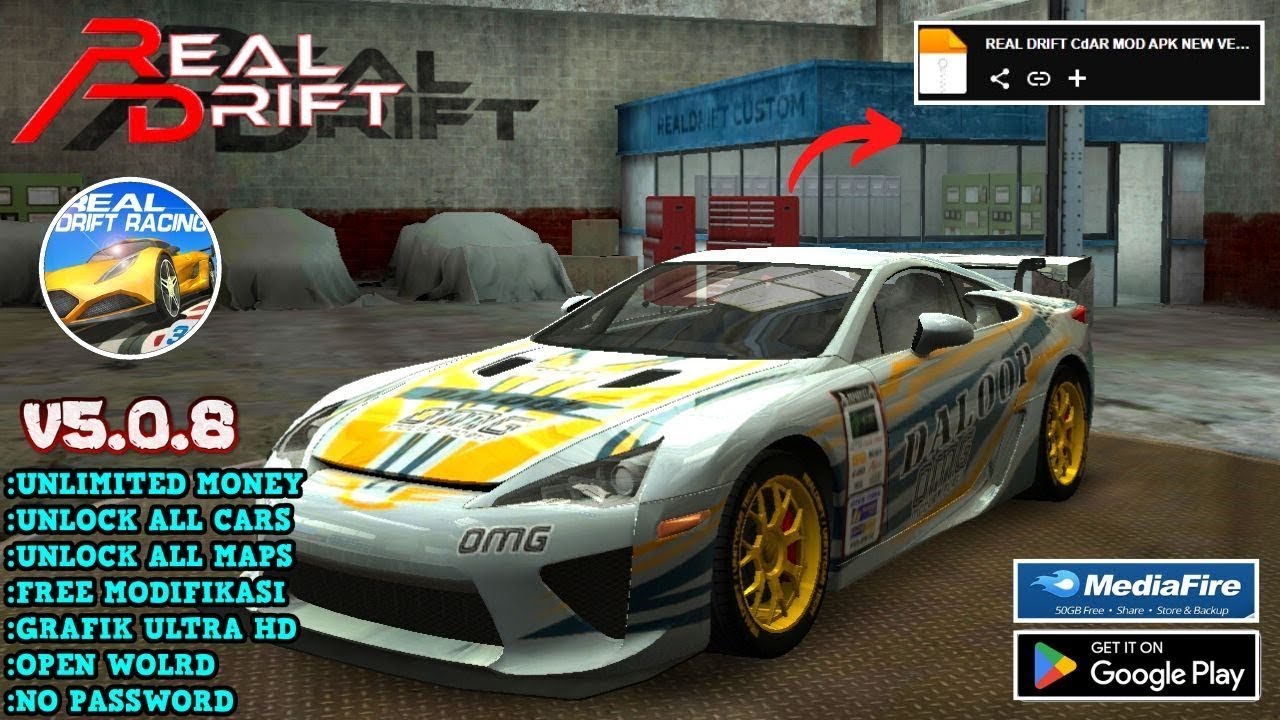 Update !! Real Drift Mod Apk Terbaru 2023 (Unlock Maps,Cars & Unlimited ...