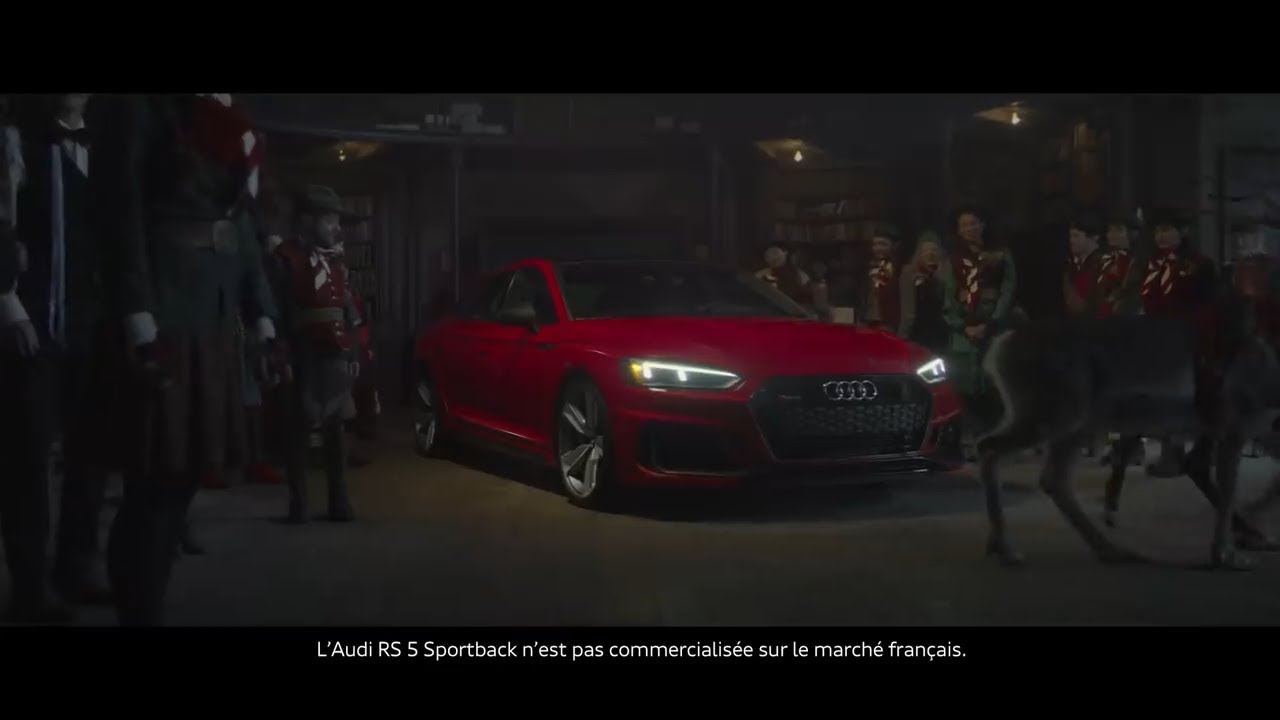 Audi Merry Christmas Gift to Santa - YouTube