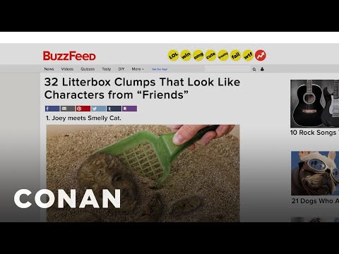 BuzzFeed Is Running Out Of Lists: Litterbox Friends Edition | CONAN on TBS