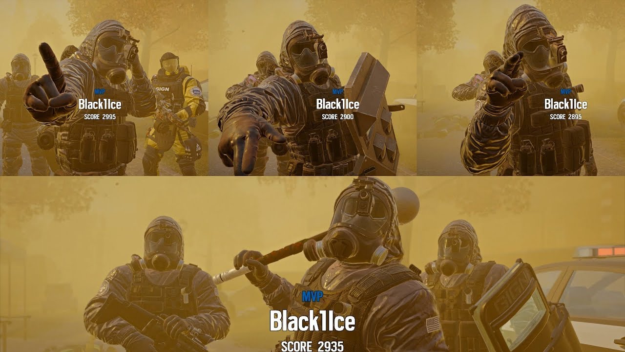 Tom Clancy's Rainbow Six Siege All Article 5 Elite MVP Animations - YouTube