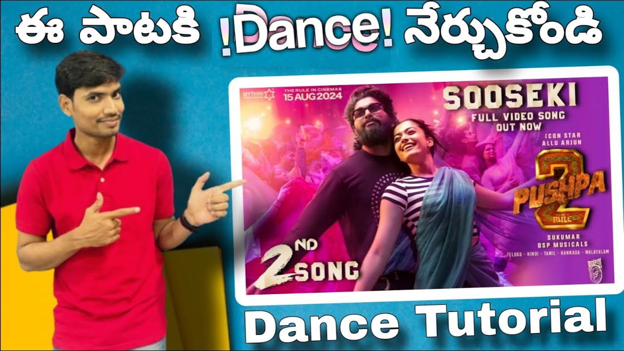 Sooseki Dance Tutorial | Angaroon ka | Pushpa 2 | Allu Arjun | Rashmika ...