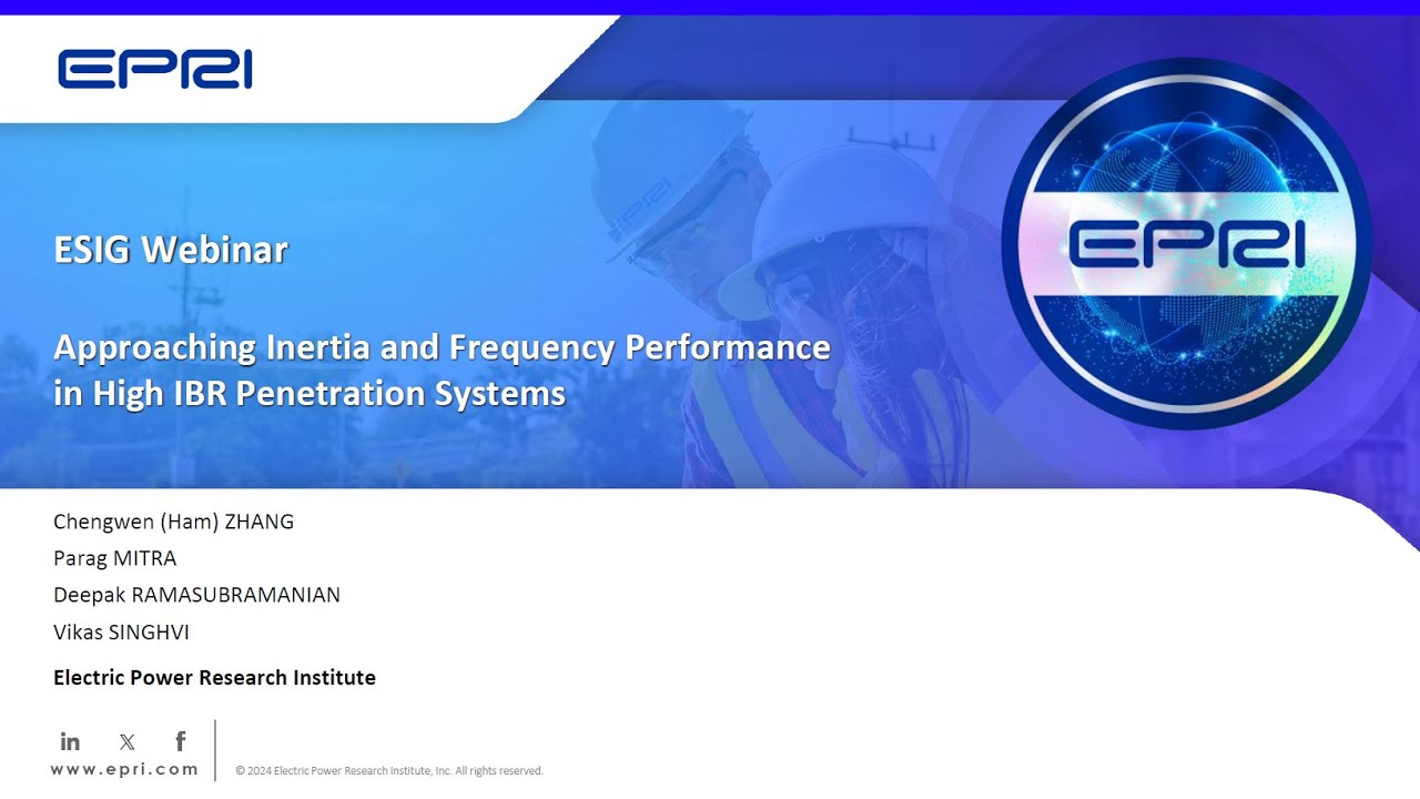 Approaching Regional Inertia & Fast Frequency Stability Screening ...