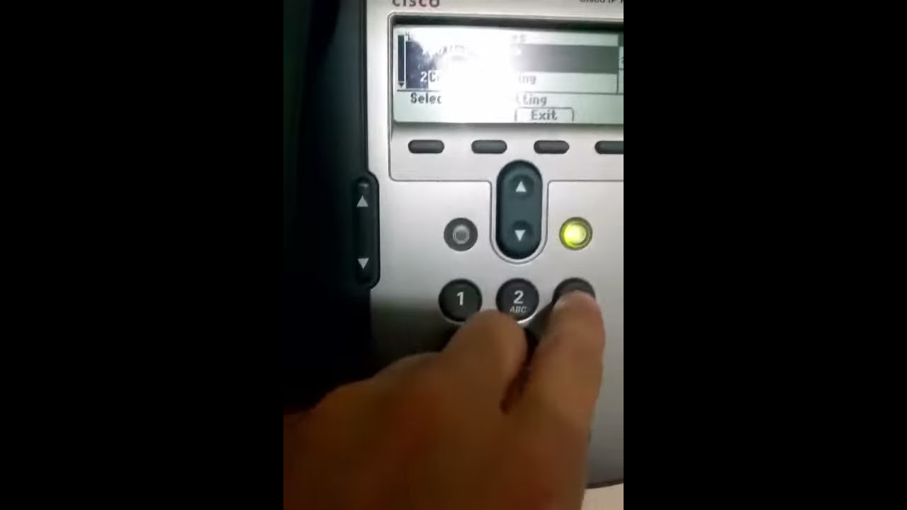 voip cisco 7906 sip - YouTube