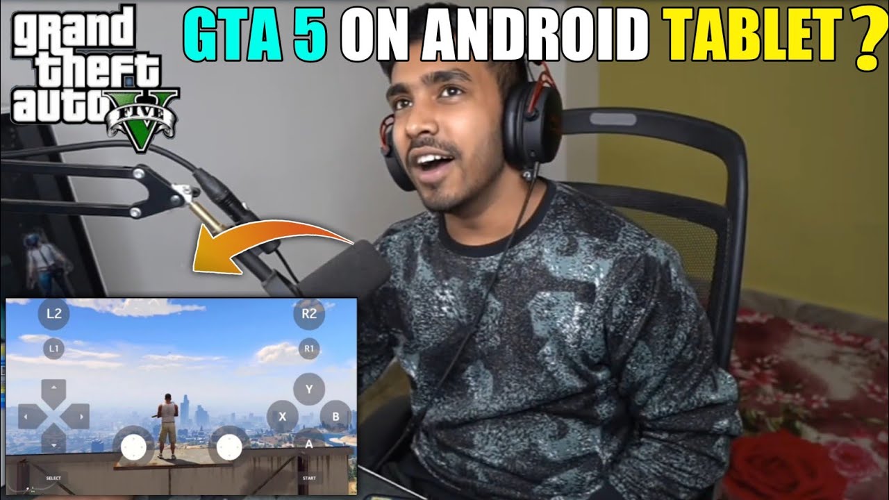 GTA 5 ON ANDROID TABLET ?? I TECHNO GAMERZ GTA 5 #134 GAMEPLAY BIG ...