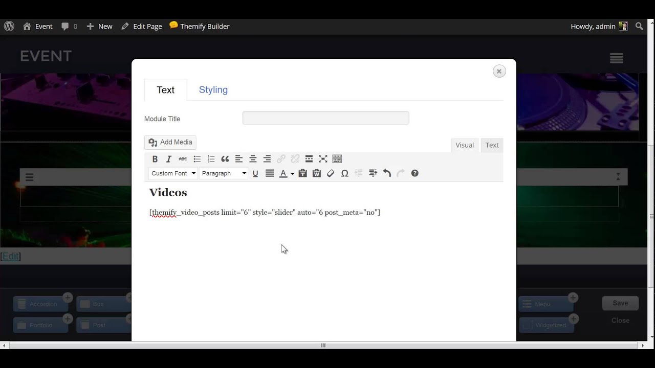 Themify Event Theme Demo - YouTube