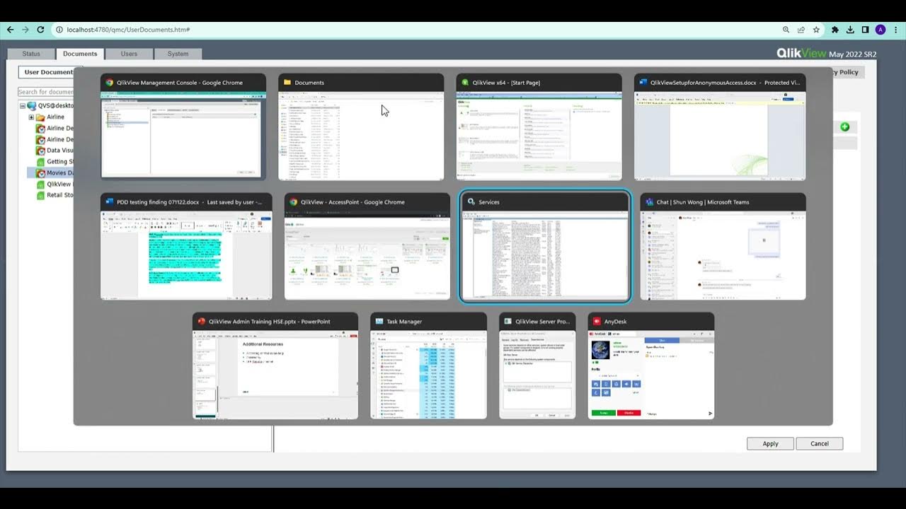 Qlikview server (QMC) document authorization NTFS vs DMS - YouTube