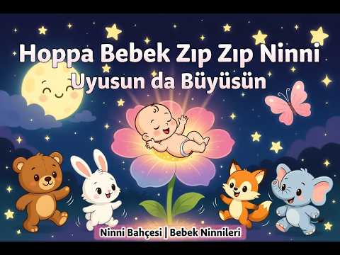 Hoppa Bebek Zıp Zıp Ninni  Eğlenceli Hareketli Bebek Ninnisi | Uyusun da Büyüsün