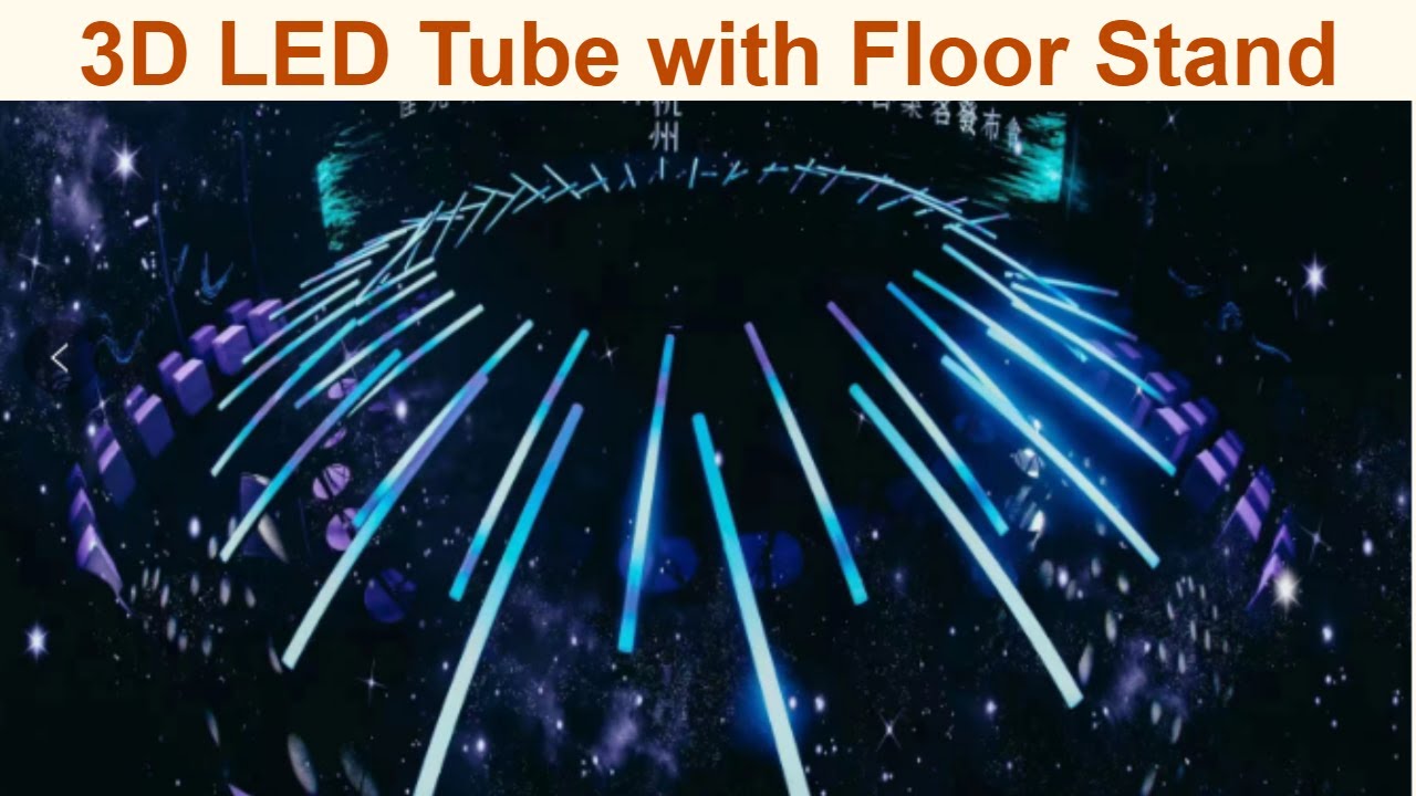360 degree led pixel tube disco dj stage event light with floor stand ...