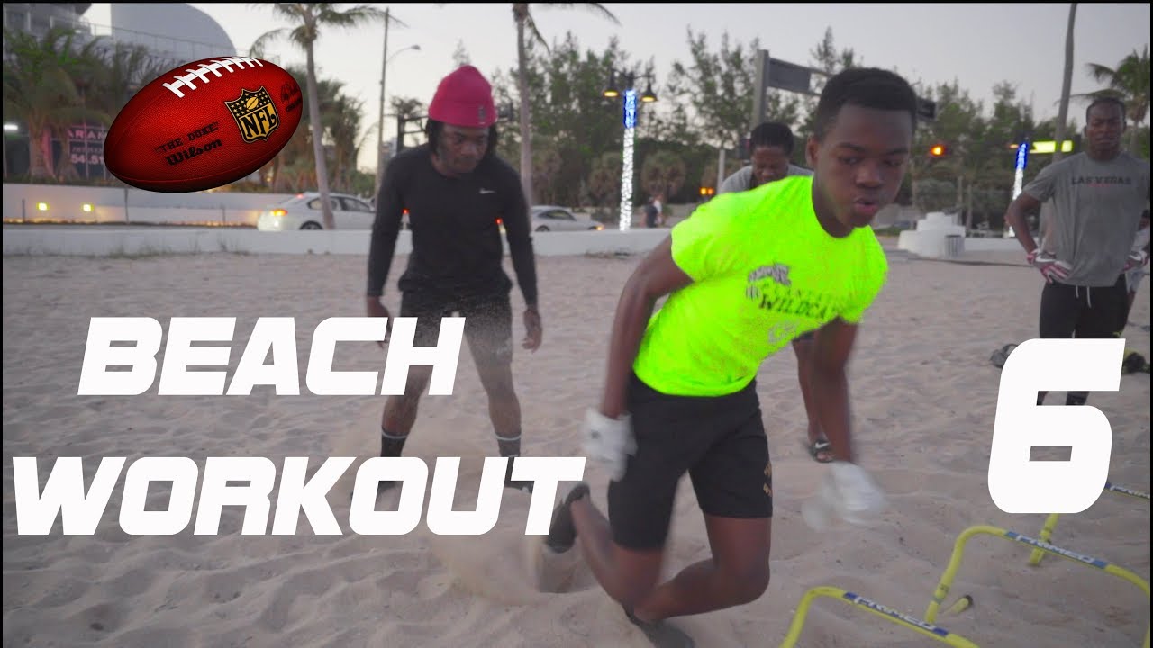 BEACH WORKOUT!! || Workout #6 - YouTube