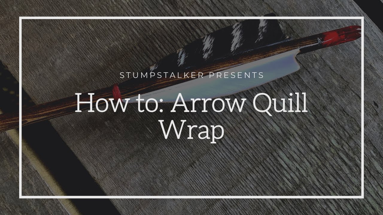 Arrow Building How-To: Quill Wrap - YouTube