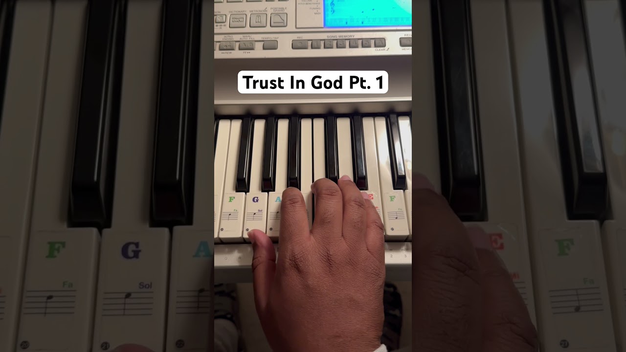 Trust In God Pt. 1 | Easy Piano Tutorial #beginnerpianotutorial # ...