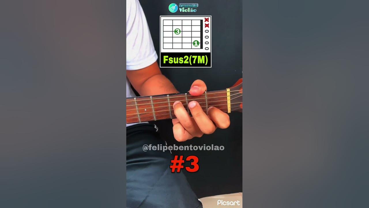 6 Formas De Fazer O Acorde FÁ Maior Sem Pestana 😍🎸 Youtube