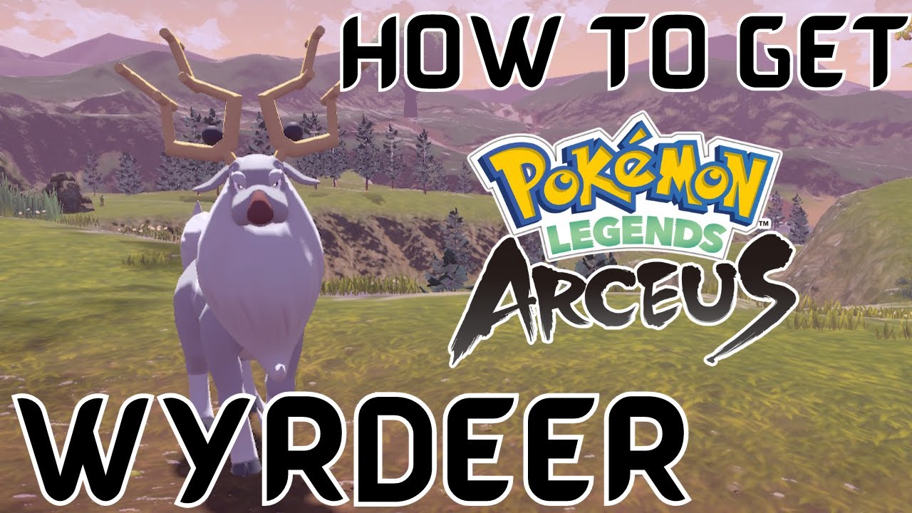How to Get Wyrdeer in Pokemon Legends Arceus - How to Evolve Stantler ...