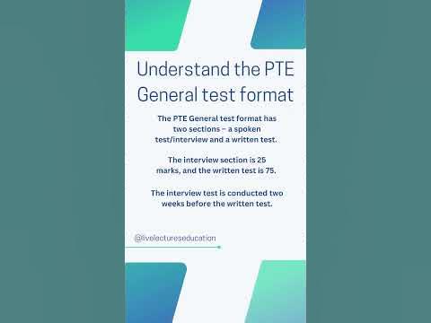 PTE General Test Format Test levels, Scores, Benefits - #pteexam # ...