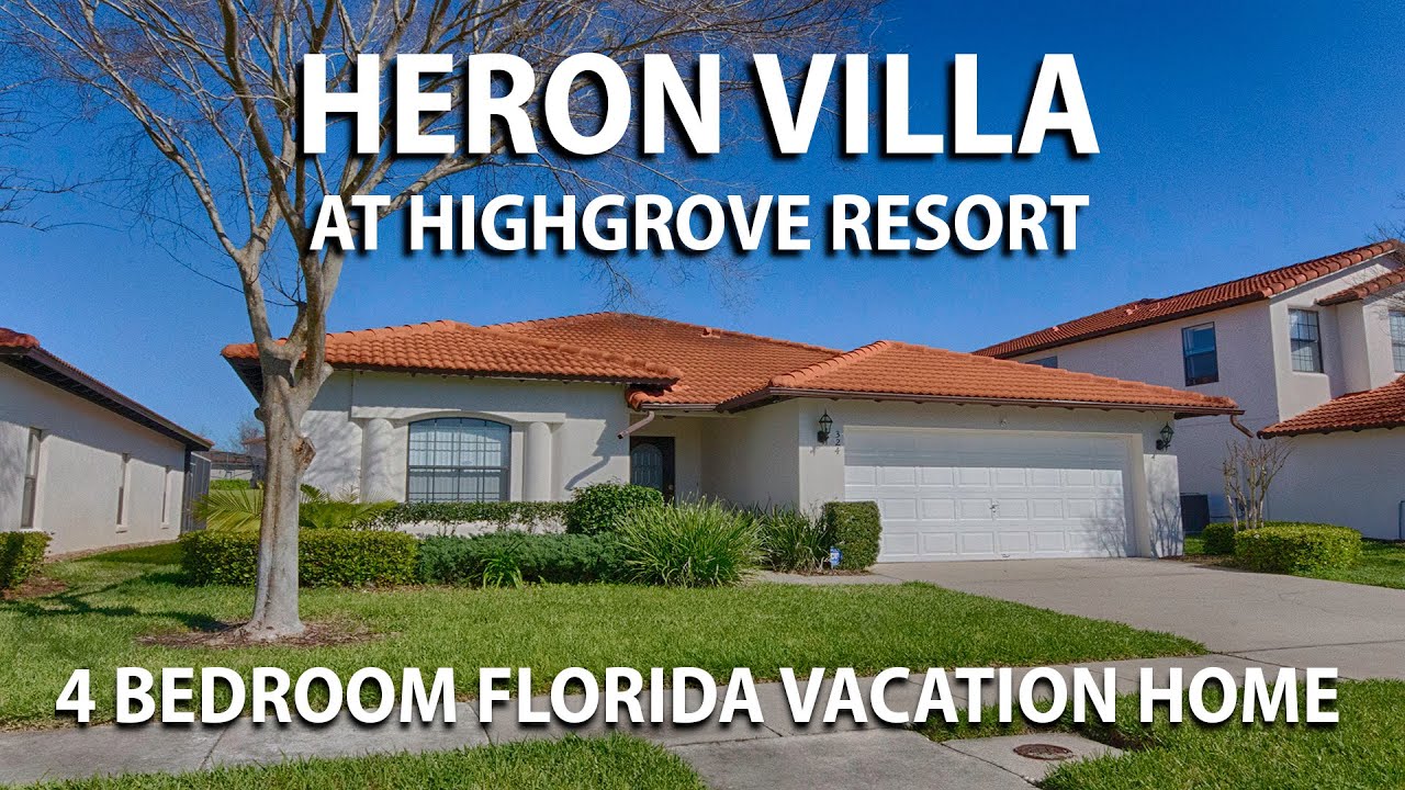 Heron Villa at Highgrove Resort (Central Florida) - YouTube