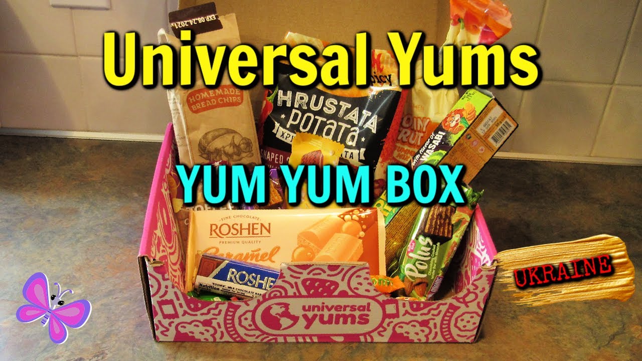 Ukraine UNIVERSAL YUMS Subscription Box Unboxing & Taste Test | Feb ...
