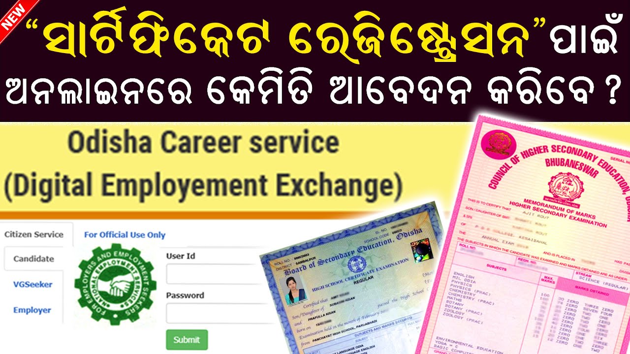 Employment Exchange Registration Online Apply Odisha Certificate employment-exchange-registration-online-apply-odisha-certificate