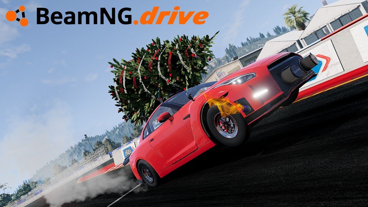 Prepping for Christmas Tree Drags In BeamNG.drive - YouTube