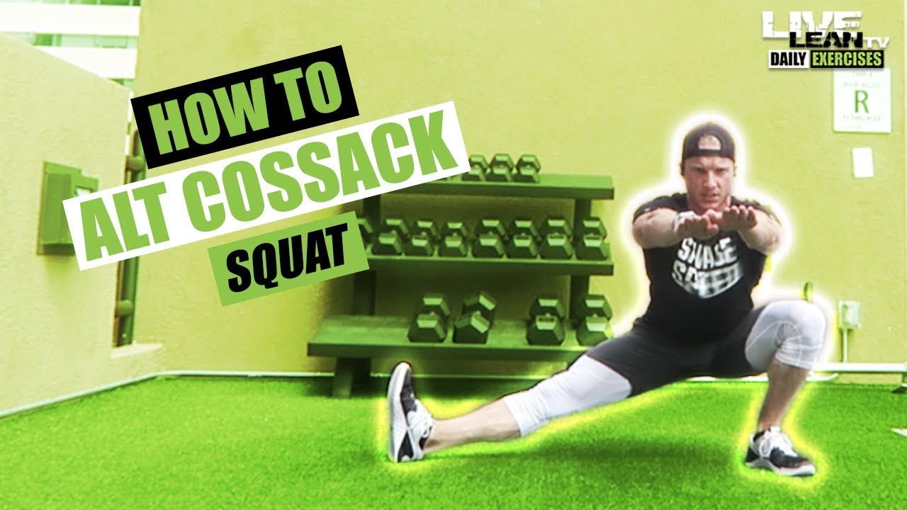 How To Do An ALTERNATING COSSACK SQUAT | Exercise Demonstration Video ...