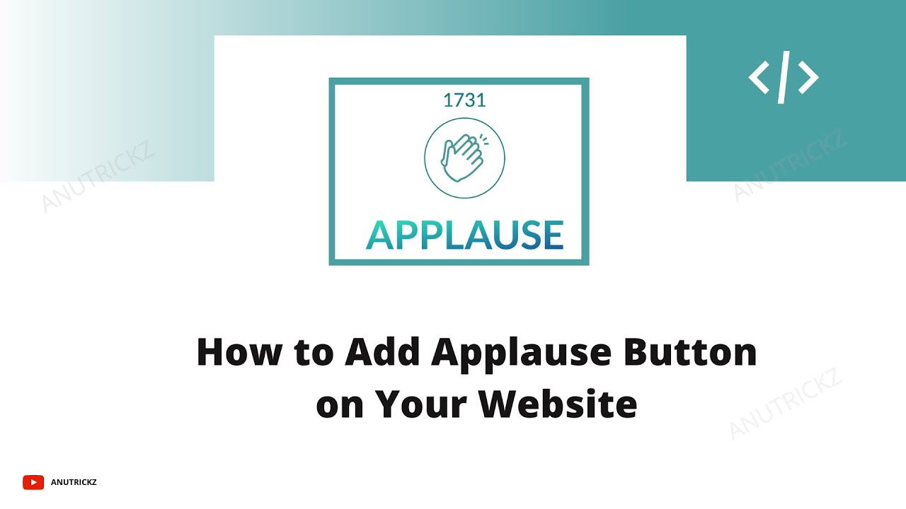 How To Add Applause Button On Your Website How To Add Clap Buttons On how-to-add-applause-button-on-your-website-how-to-add-clap-buttons-on