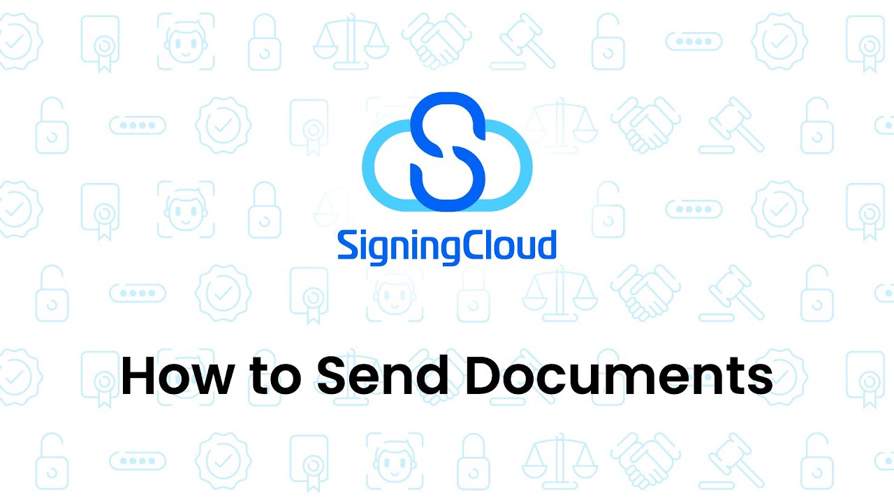 SigningCloud Tutorial : How to Send Documents - YouTube