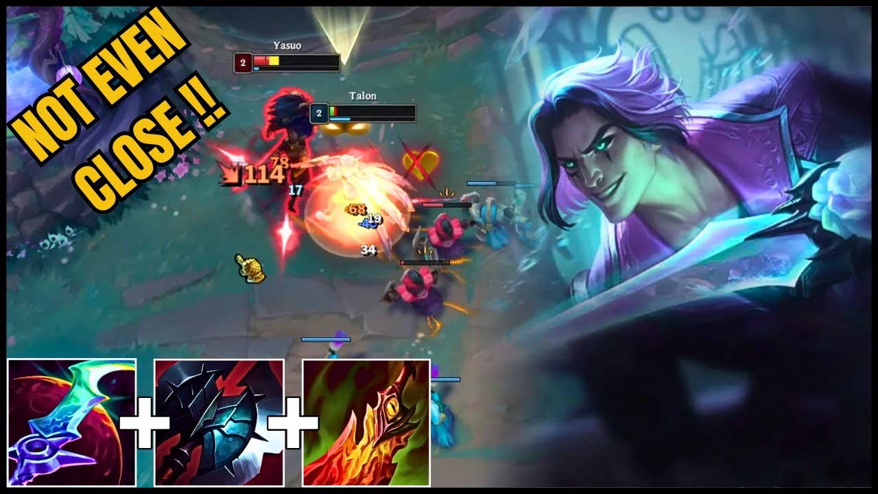 Talon mid | WHY YOU SHOULD PLAY CONQUEROR TALON !! | Talon VS Yasuo ...