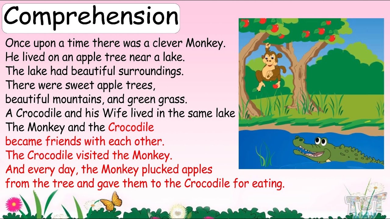 THE MONKEY AND THE CROCODILE | Bedtime Stories for kids | English ...