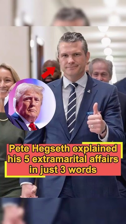 Pete Hegseth explained his five extramarital affairs in just three ... Pete Hegseth explained his five extramarital affairs in just three ...