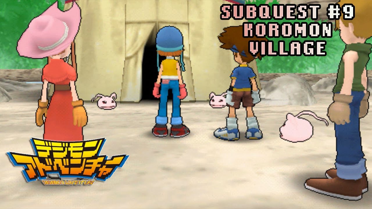 Digimon Adventure PSP - Walkthrough Subquest #9 ~ Koromon Village - YouTube