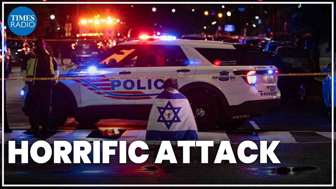 Israeli diplomats shot in Washington DC in ‘horrific’ attack - YouTube