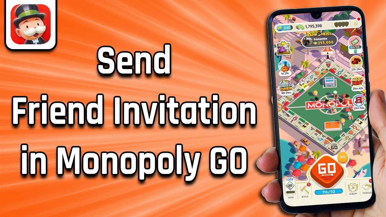 How To Send Friend Invitation in Monopoly Go (easy) - YouTube